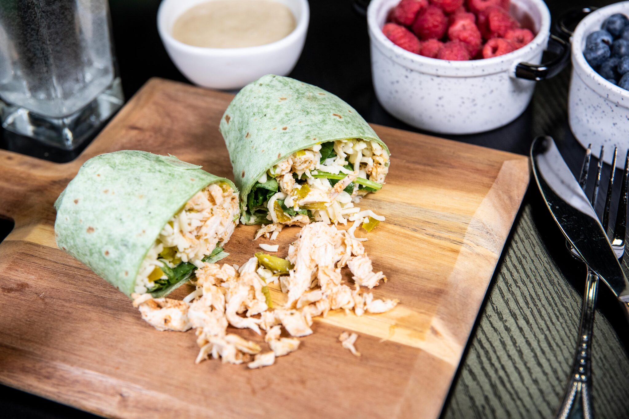 Honey Mustard Chicken Wrap - Lean Kitchen Co.