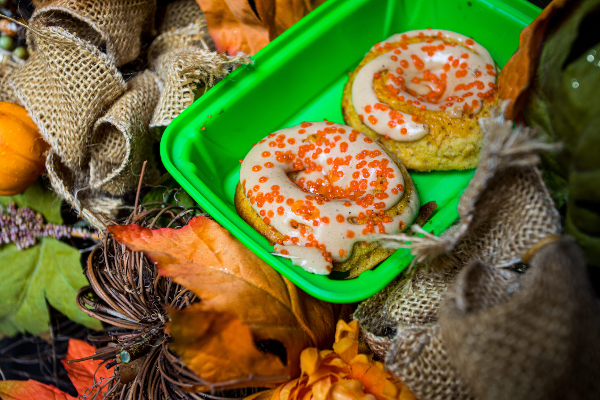 Pumpkin Spice Protein Donuts - Lean Kitchen Co.